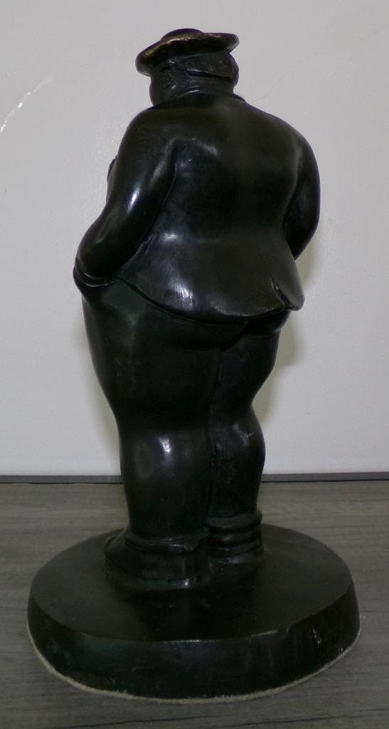 Fernando Botero Bronze Sculpture man With Cane - Etsy