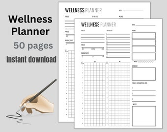 Self-care Planner Printable Self-love Journal Mental Health Worksheet ...