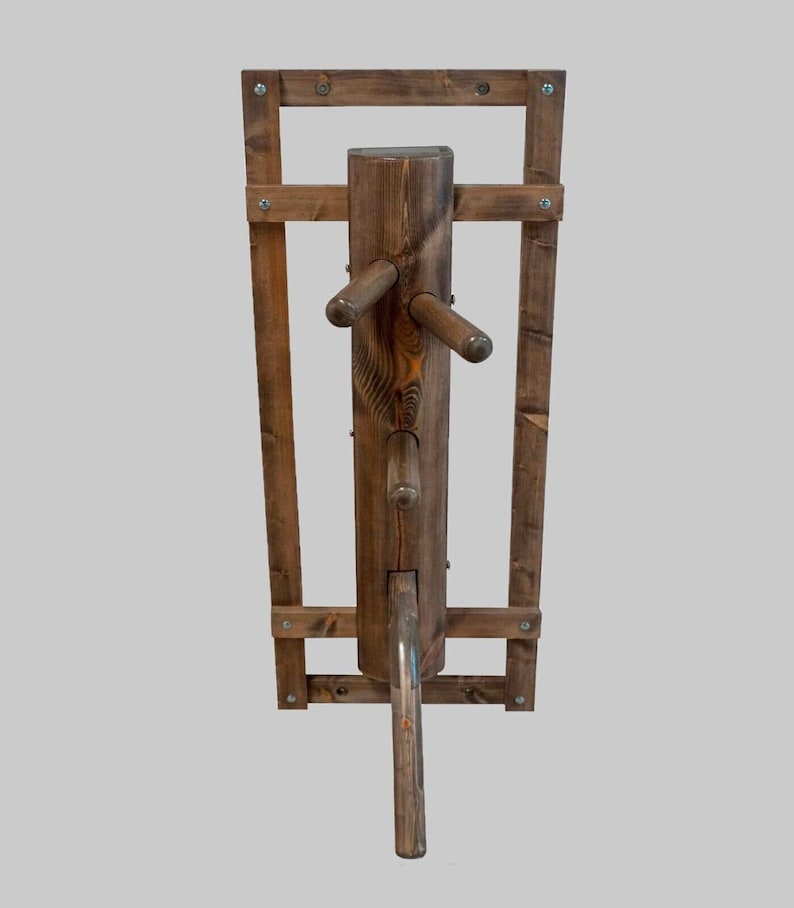Wing Chun Wooden Dummy With Frame With Leg - Etsy