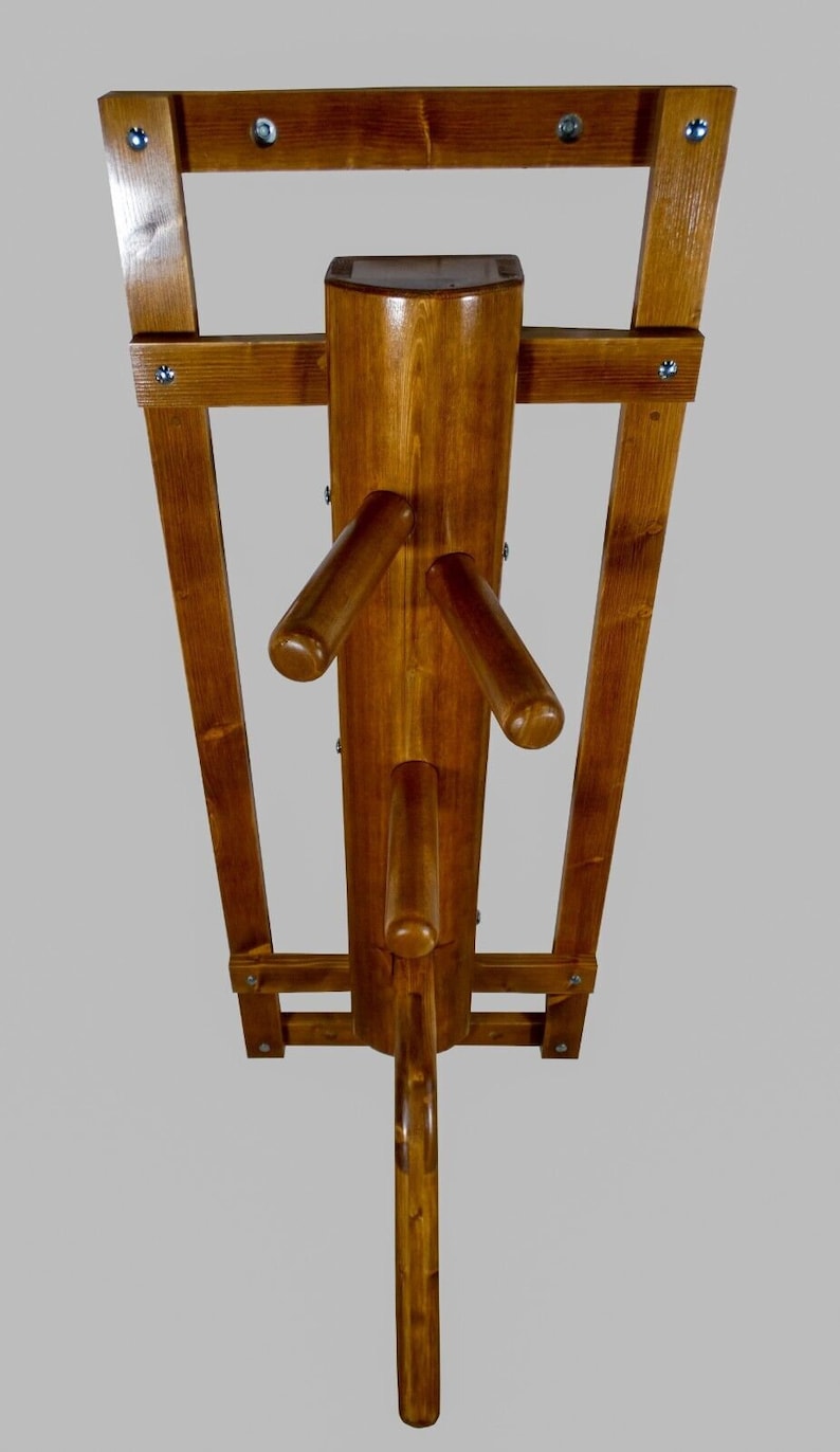 Wing Chun Wooden Dummy With Frame With Leg - Etsy