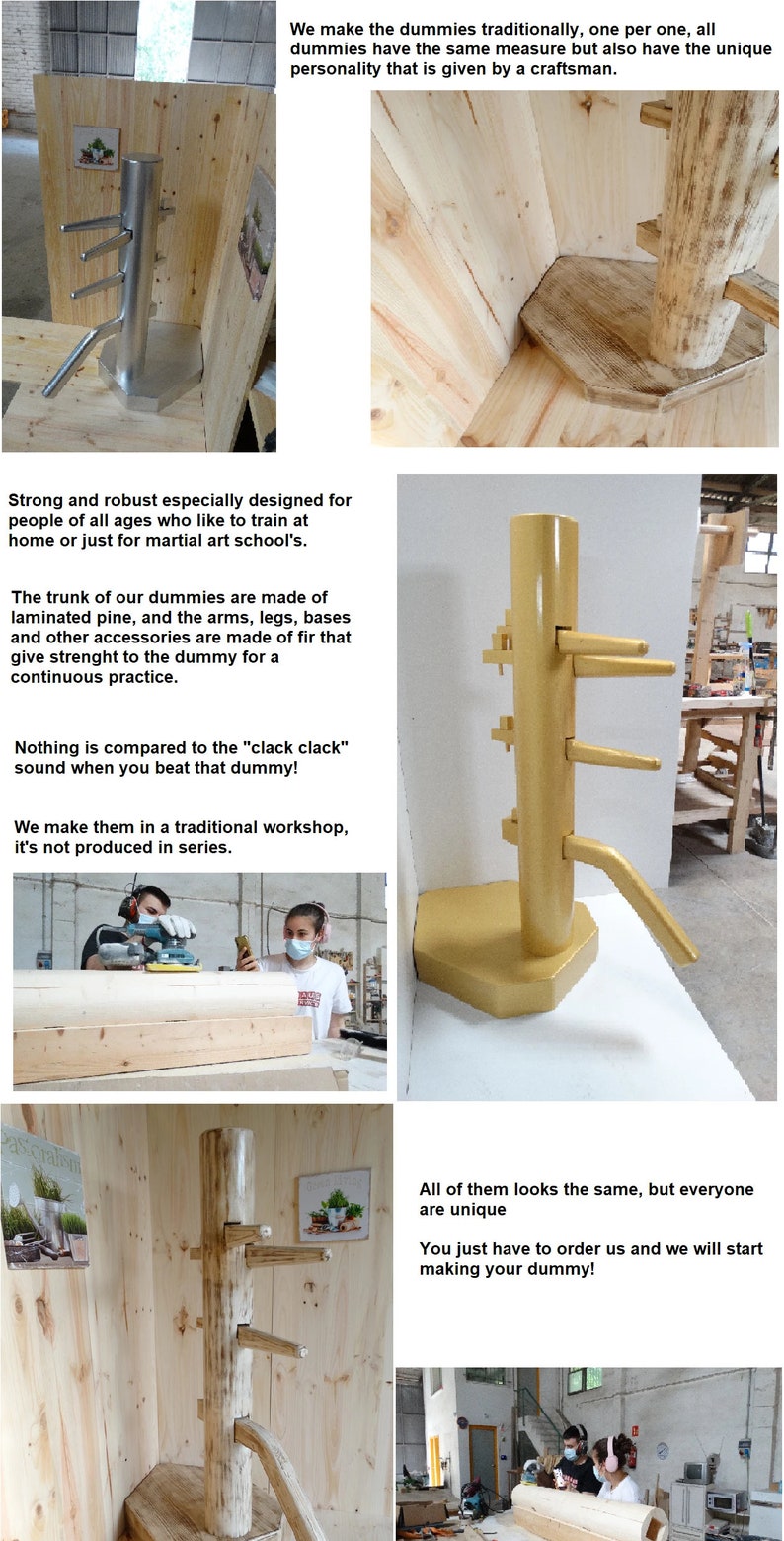 Wing Chun Wooden Dummy Closed Base Corner - Etsy