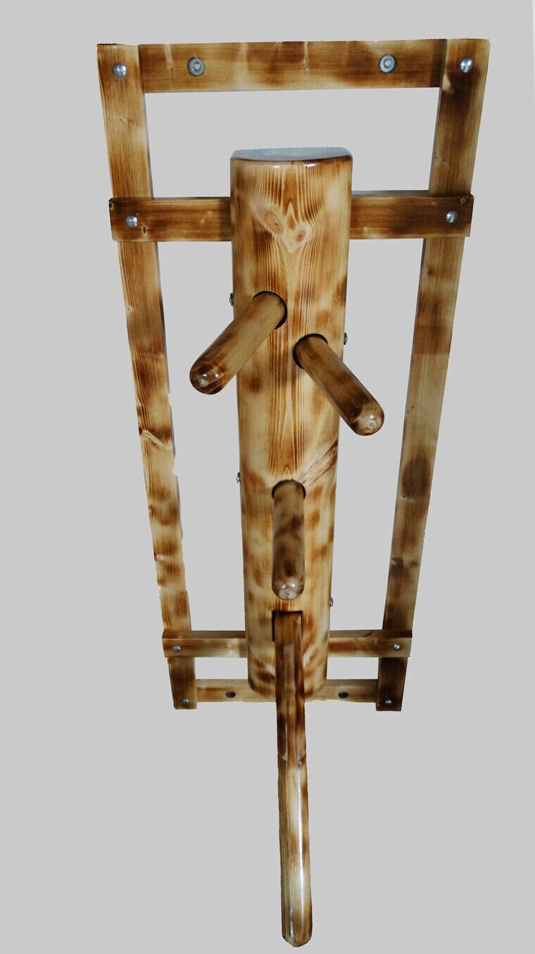 Wing Chun Wooden Dummy With Frame With Leg - Etsy