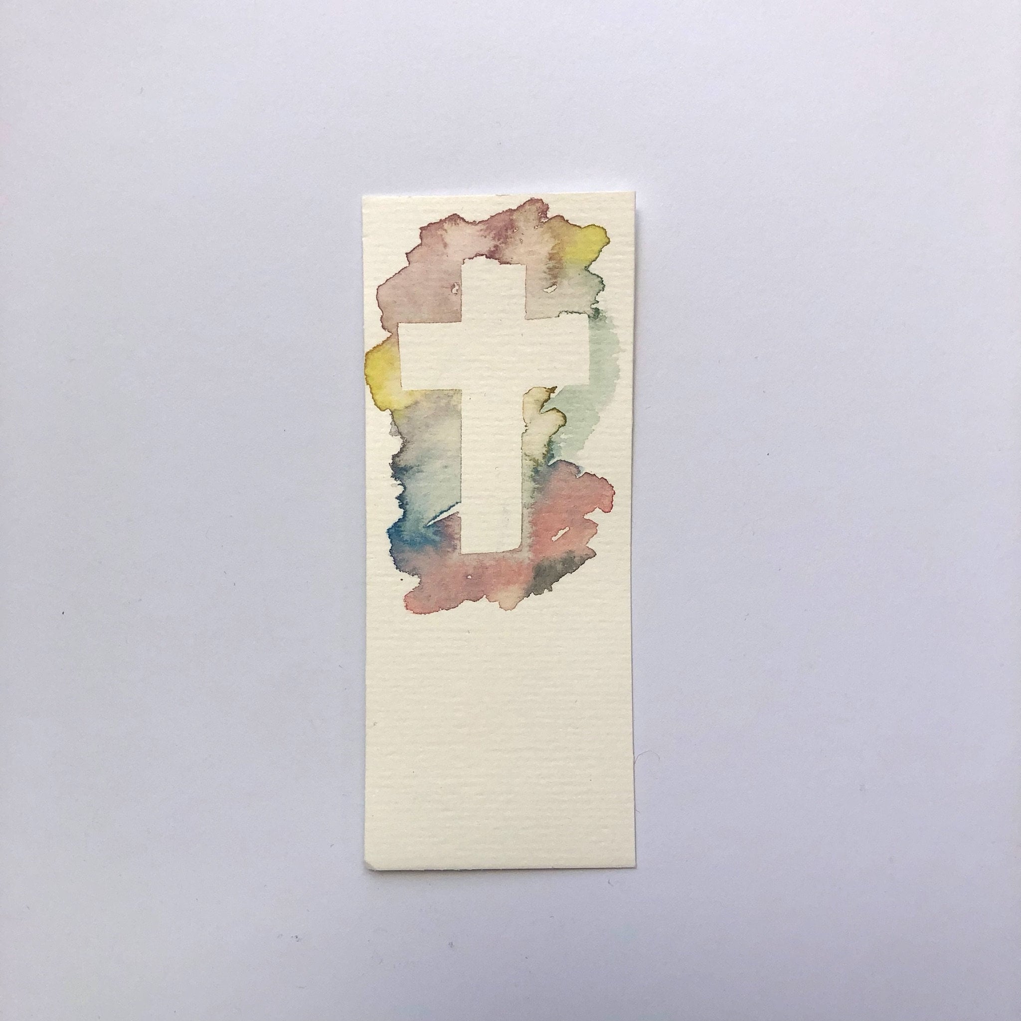 Personalized Watercolor Bookmark unique With Individual Name Christian ...