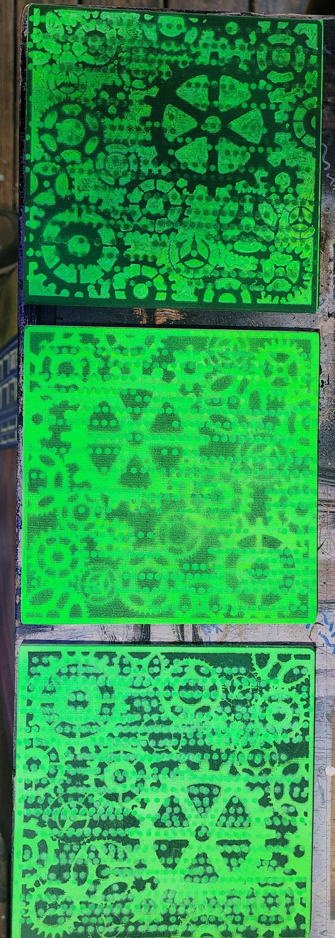 Neon Matrix Gears - Etsy