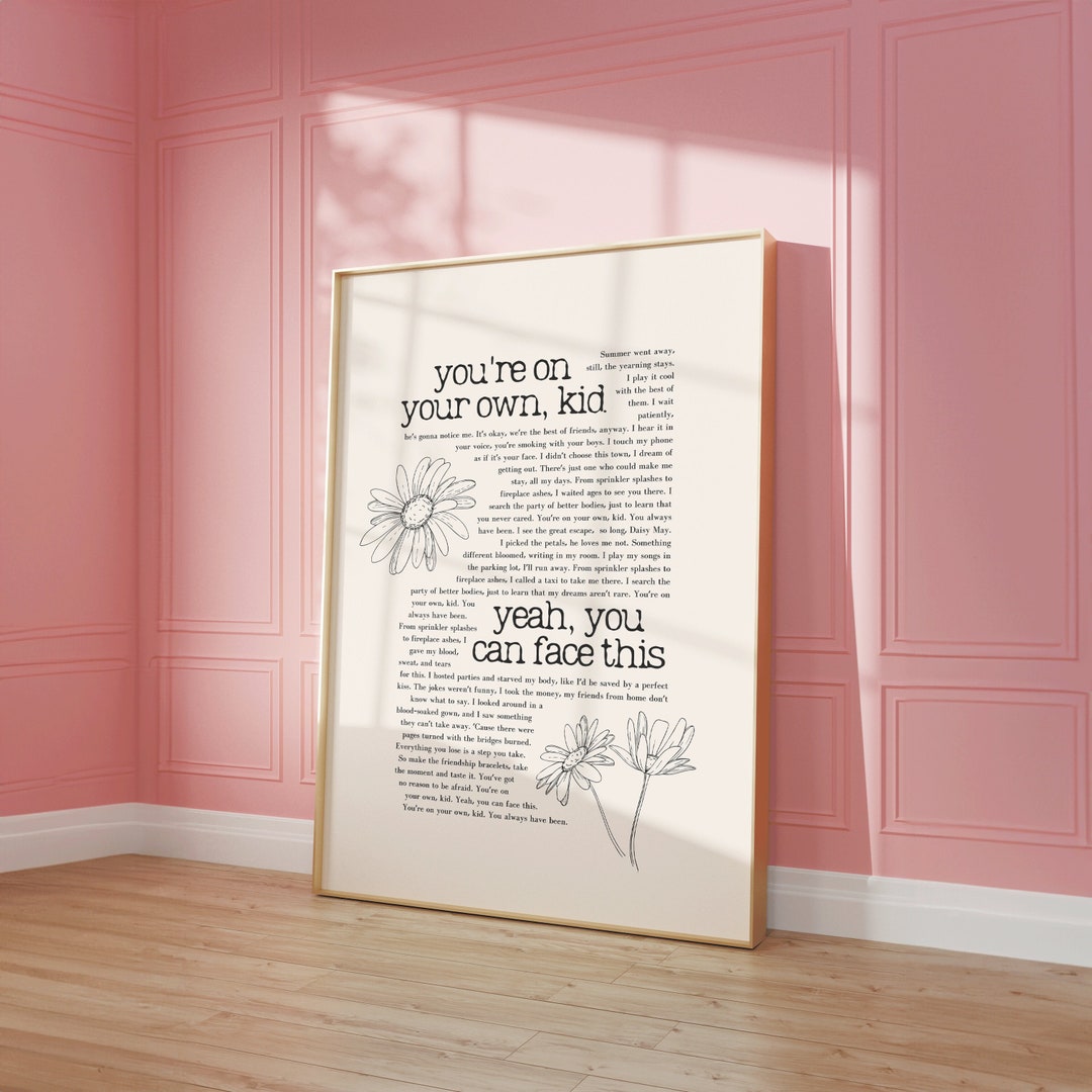 You're on Your Own Kid Poster Art, YOYOK, You Always Have Been, Make ...