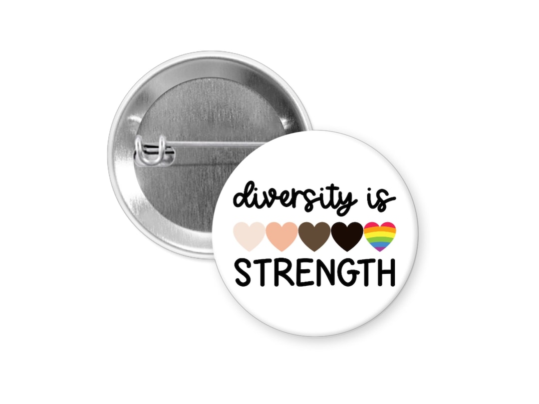Diversity is Strength Pin, Diversity and Inclusion Fridge Magnet ...
