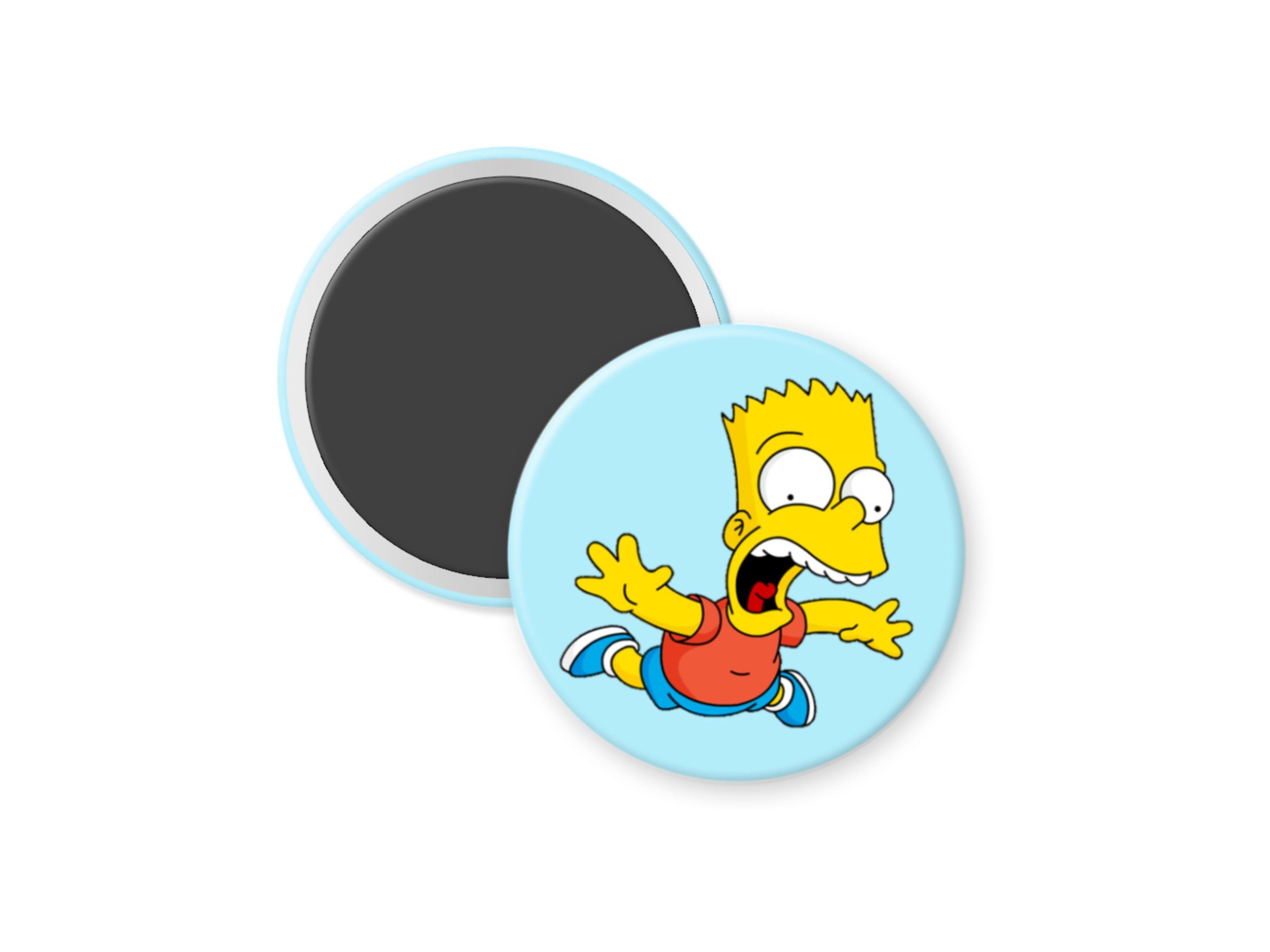 Bart Simpson Simpsons Pin the Simpsons Magnets 90's - Etsy