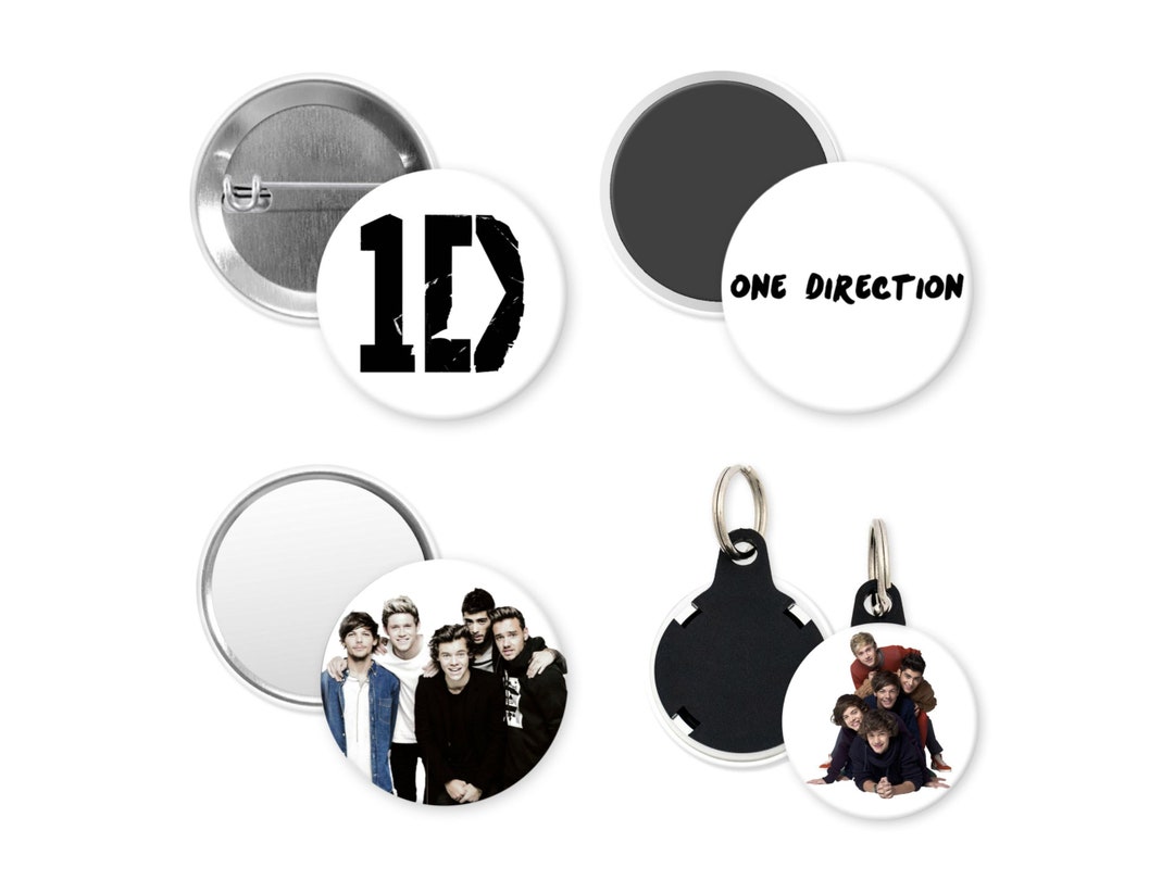 One Direction Pins, Keychain, Magnets, Mirror, Harry Styles, Louis ...