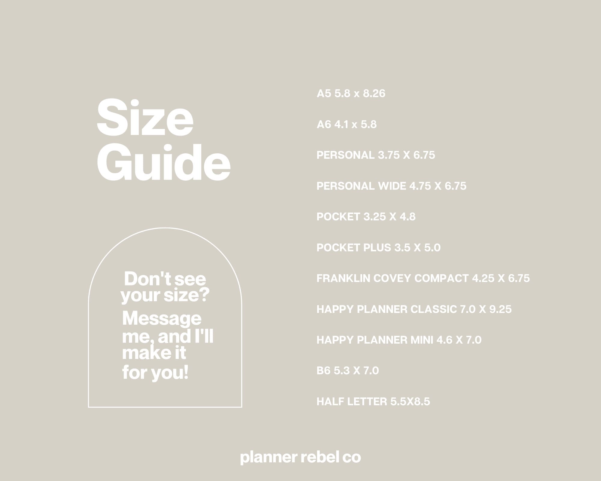 Personal DASHBOARD Printable PDF INSPO Dash Set - Etsy