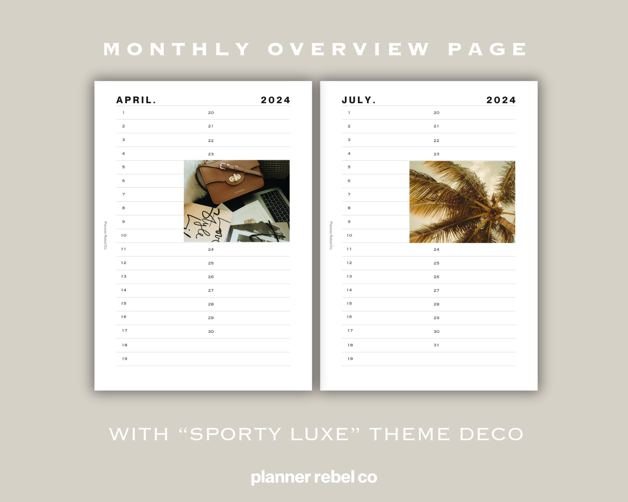 A5 Monthly Insert THE CORE COLLECTION 2024 Dated Calendar Monthly ...