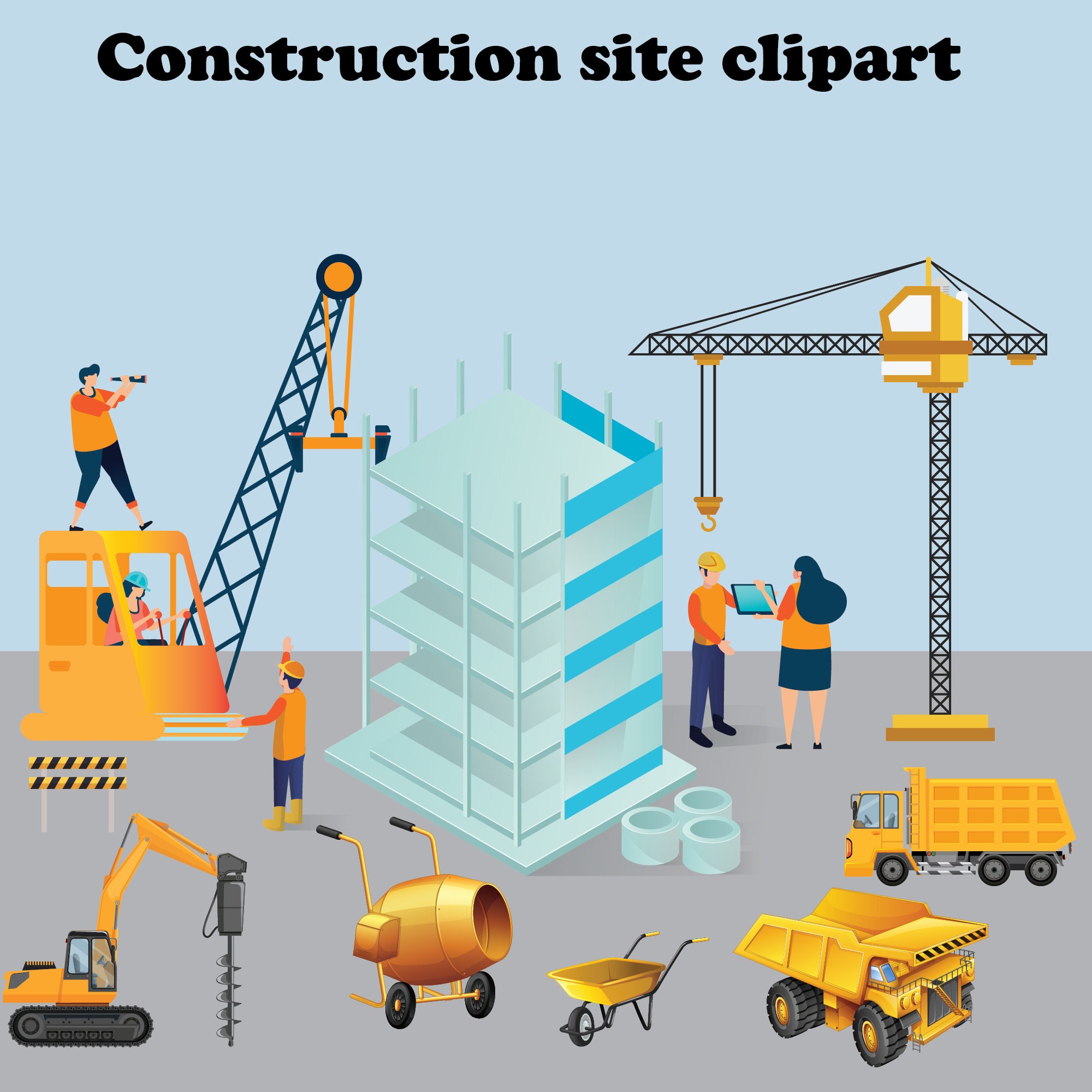 Construction Building Clipart