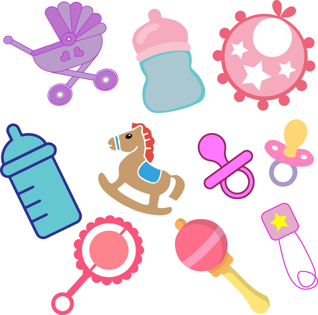 Pack Of Baby Items Clipart Baby Toys Baby Digital File Feeder New Born Pack Of Baby Items Clipart Baby Toys Baby Digital File Feeder New Born
