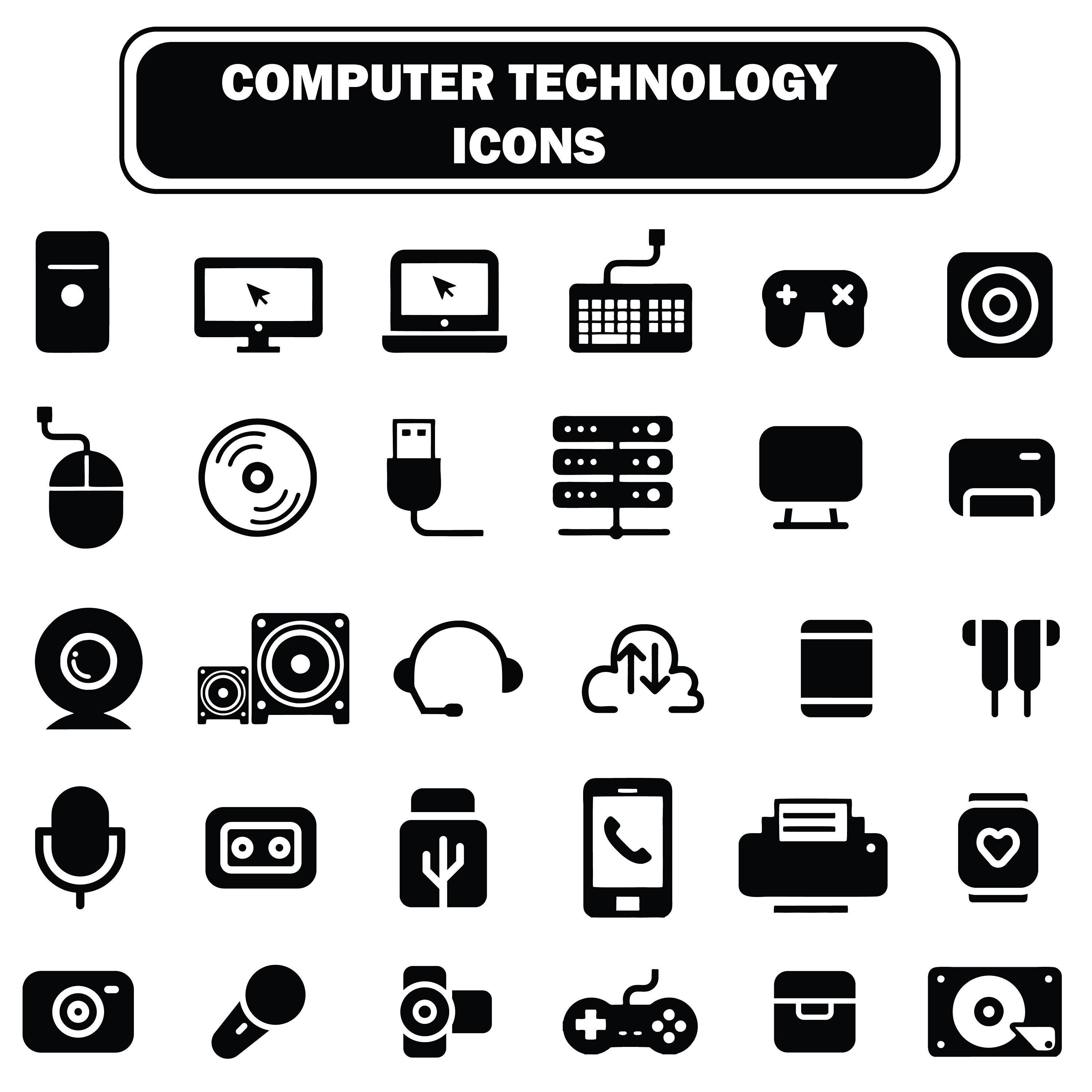 Computer Technology Symbols