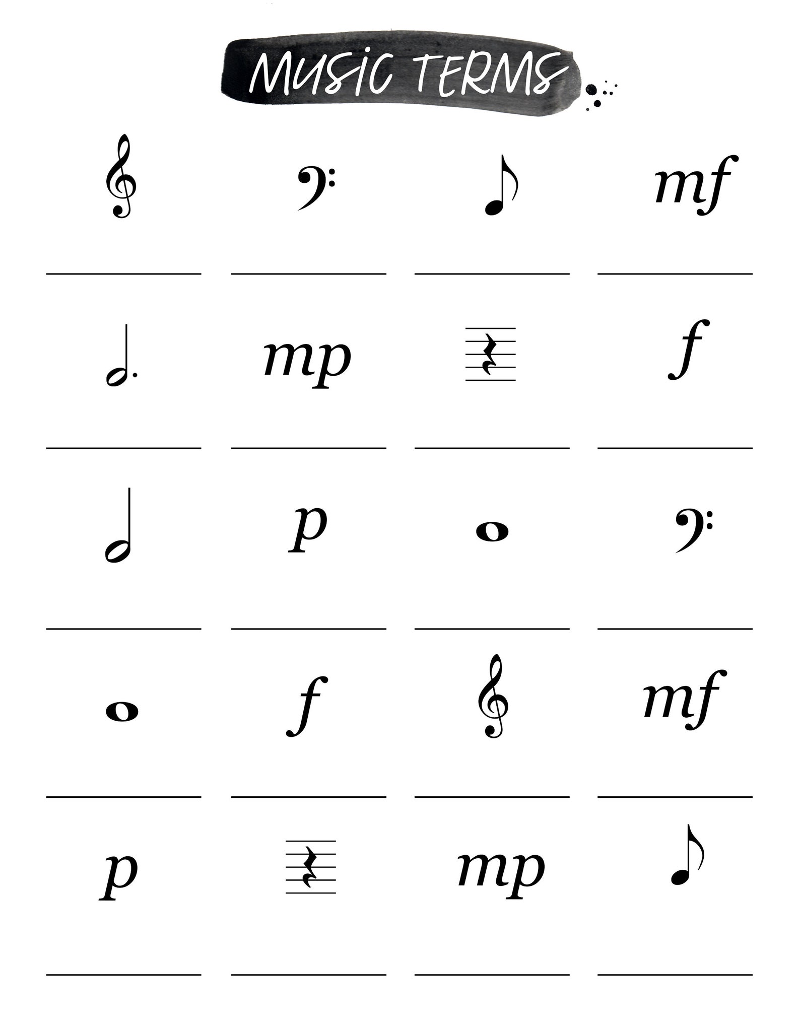 9 Beginner Piano Drills note Naming, Key Recognition, Music Symbols - Etsy