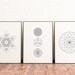 Sacred Geometry Wall Art, Spiritual Wall Decor, Geometric Wall Art ...