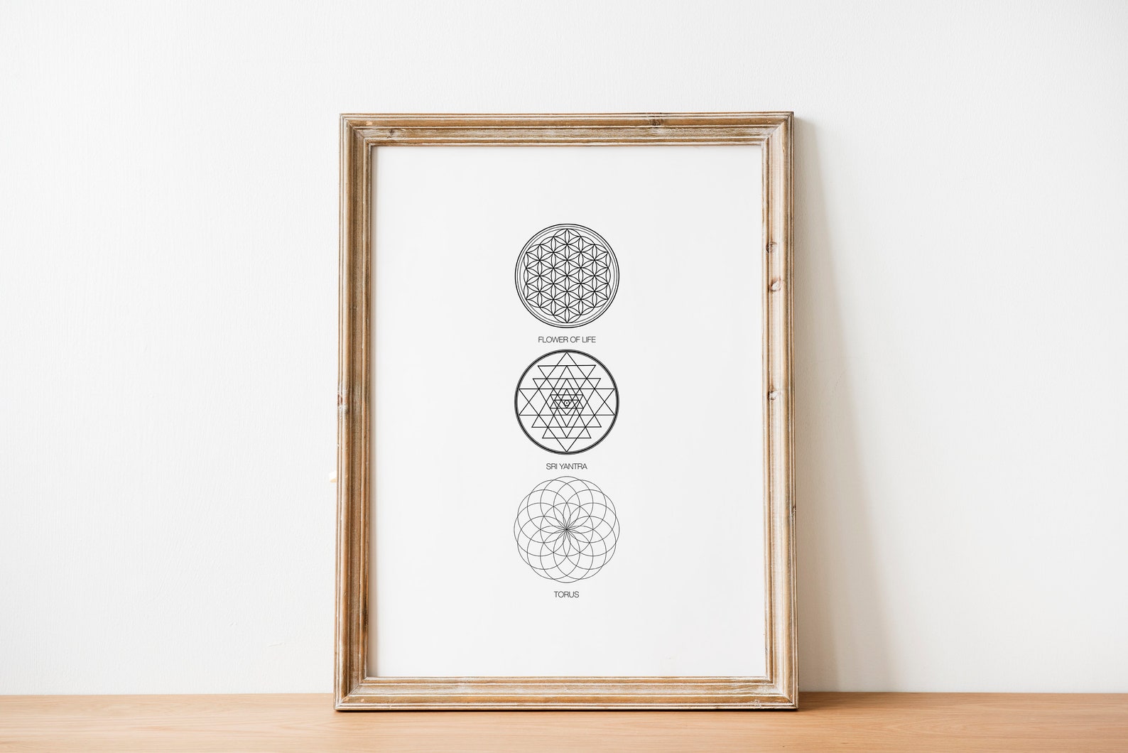 Sacred Geometry Wall Art, Spiritual Wall Decor, Geometric Wall Art ...