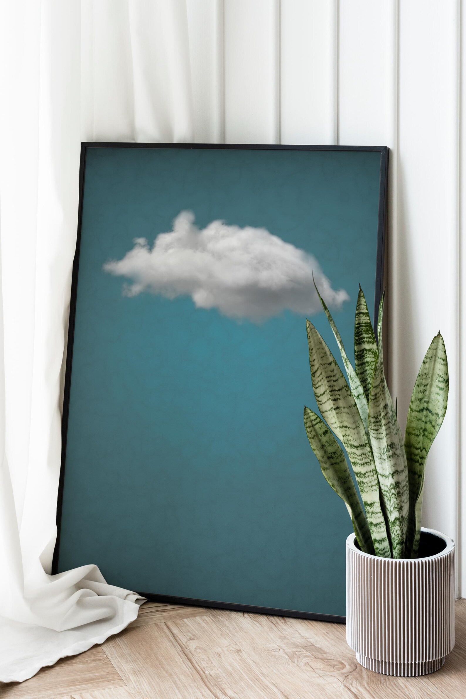 Cloud Wall Art, Sky Blue Wall Art, Surreal Wall Art, Cloud Art Print ...