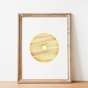 Torus Print | Torus Wall Art | Sacred Geometry Wall Art | Sacred ...