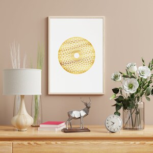 Torus Print | Torus Wall Art | Sacred Geometry Wall Art | Sacred ...