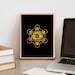 Metatron Print Metatron Cube Poster Sacred Geometry Wall Art Metatron ...