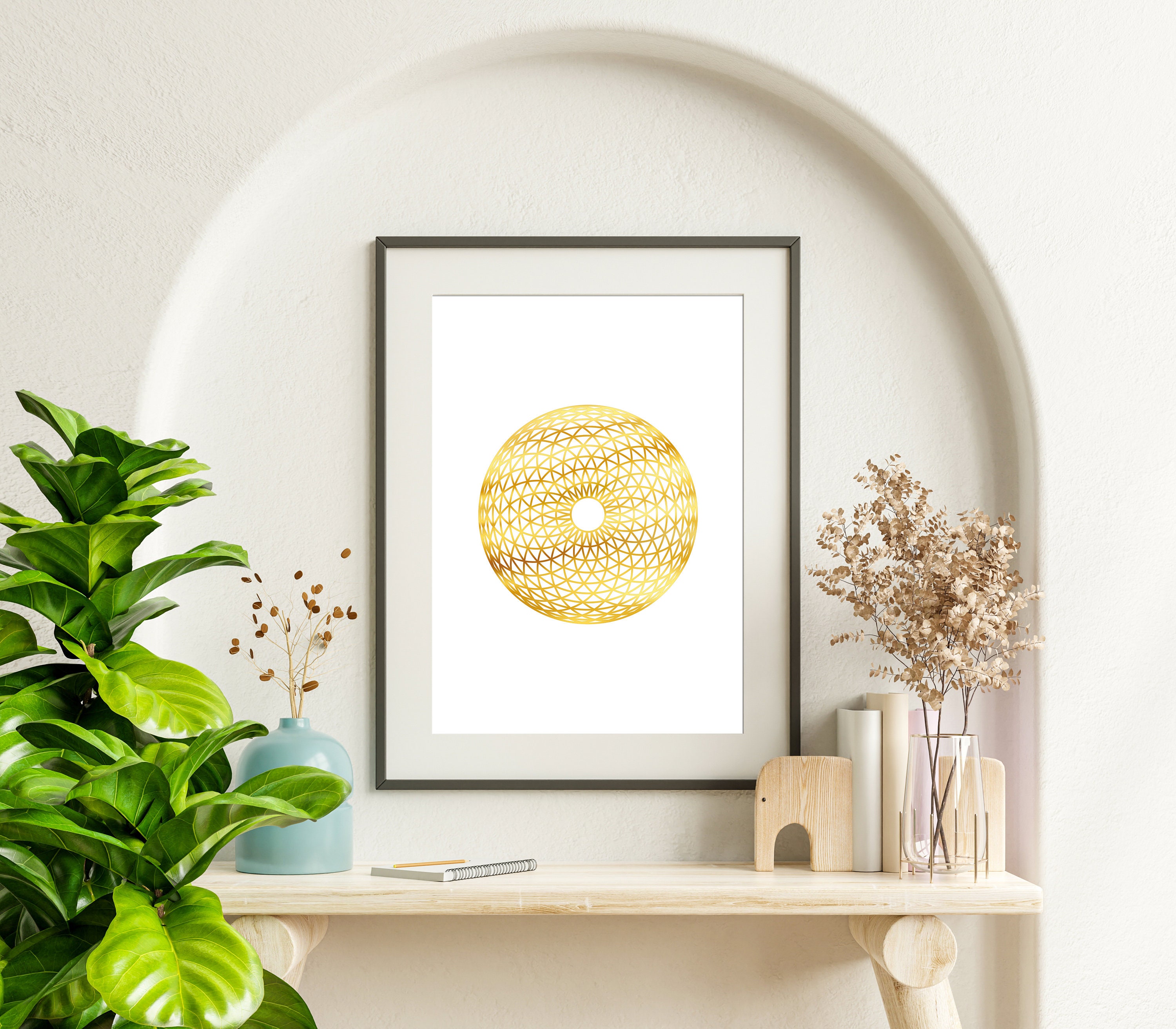 Torus Print | Torus Wall Art | Sacred Geometry Wall Art | Sacred ...