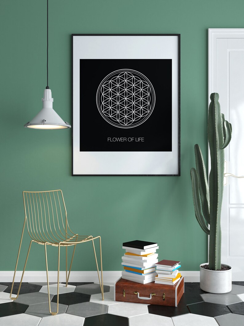 Flower of Life Print: Sacred Geometry Wall Art (instant Download) - Etsy