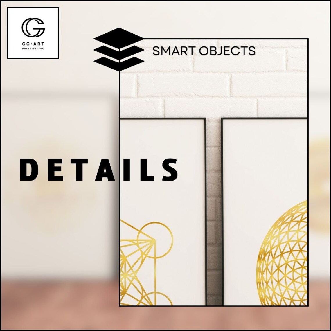 Frame Mockup Set of 3, 3 Frame Mockup, Scandinavian Mockup Print, Interior Mockup, Modern Frame ...