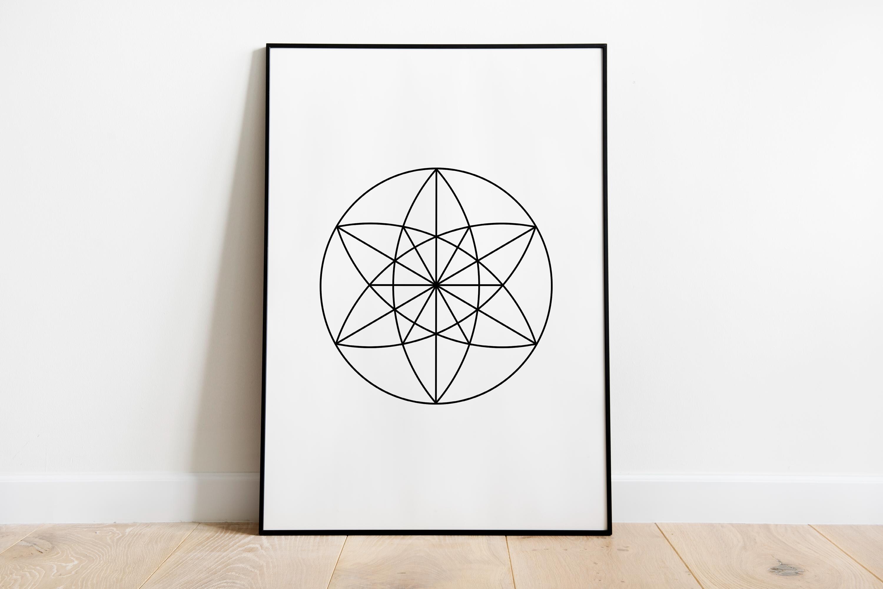 Vector Equilibrium Svg, Sacred Geometry Svg, Vector Equilibrium Laser ...