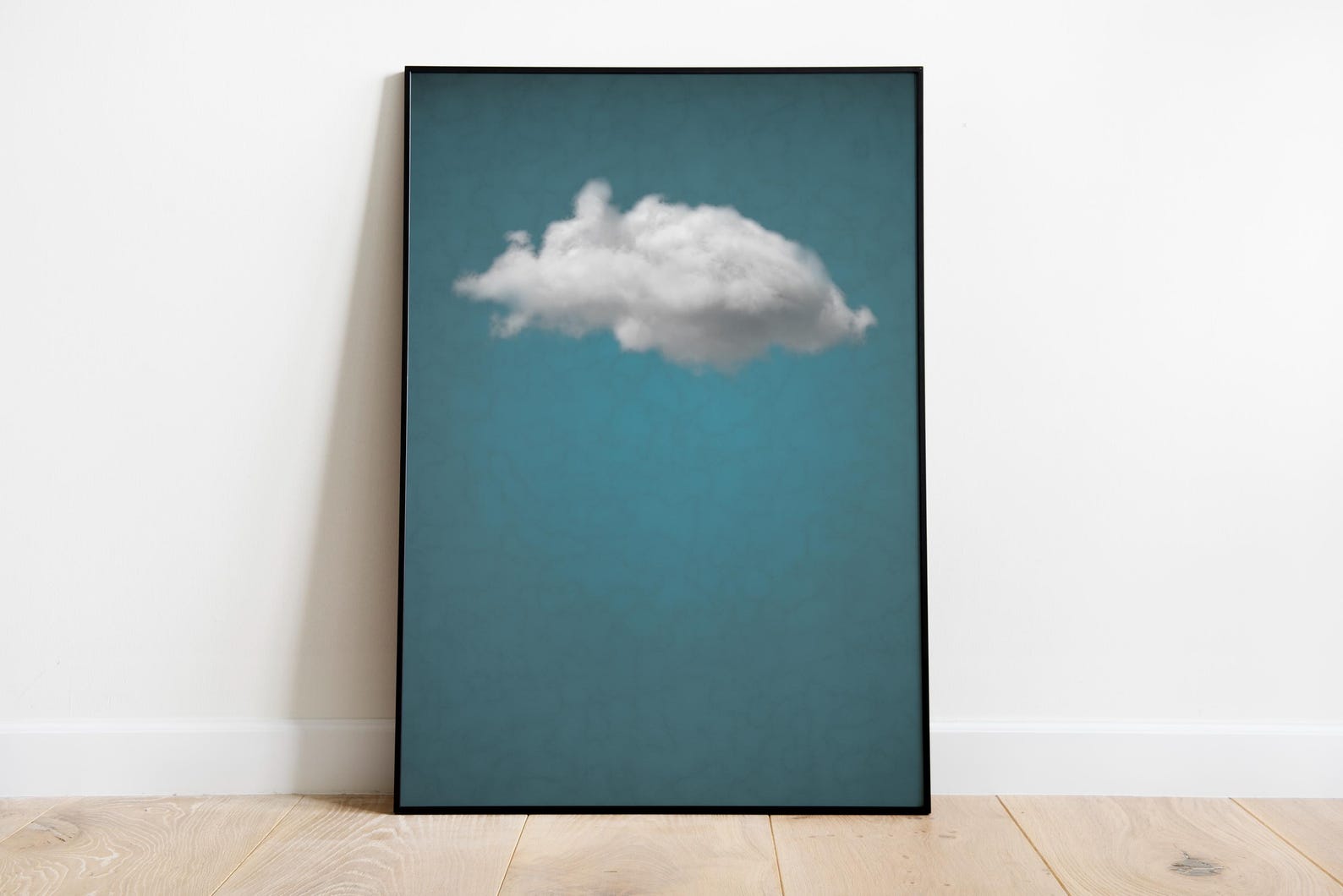 Cloud Wall Art, Sky Blue Wall Art, Surreal Wall Art, Cloud Art Print ...