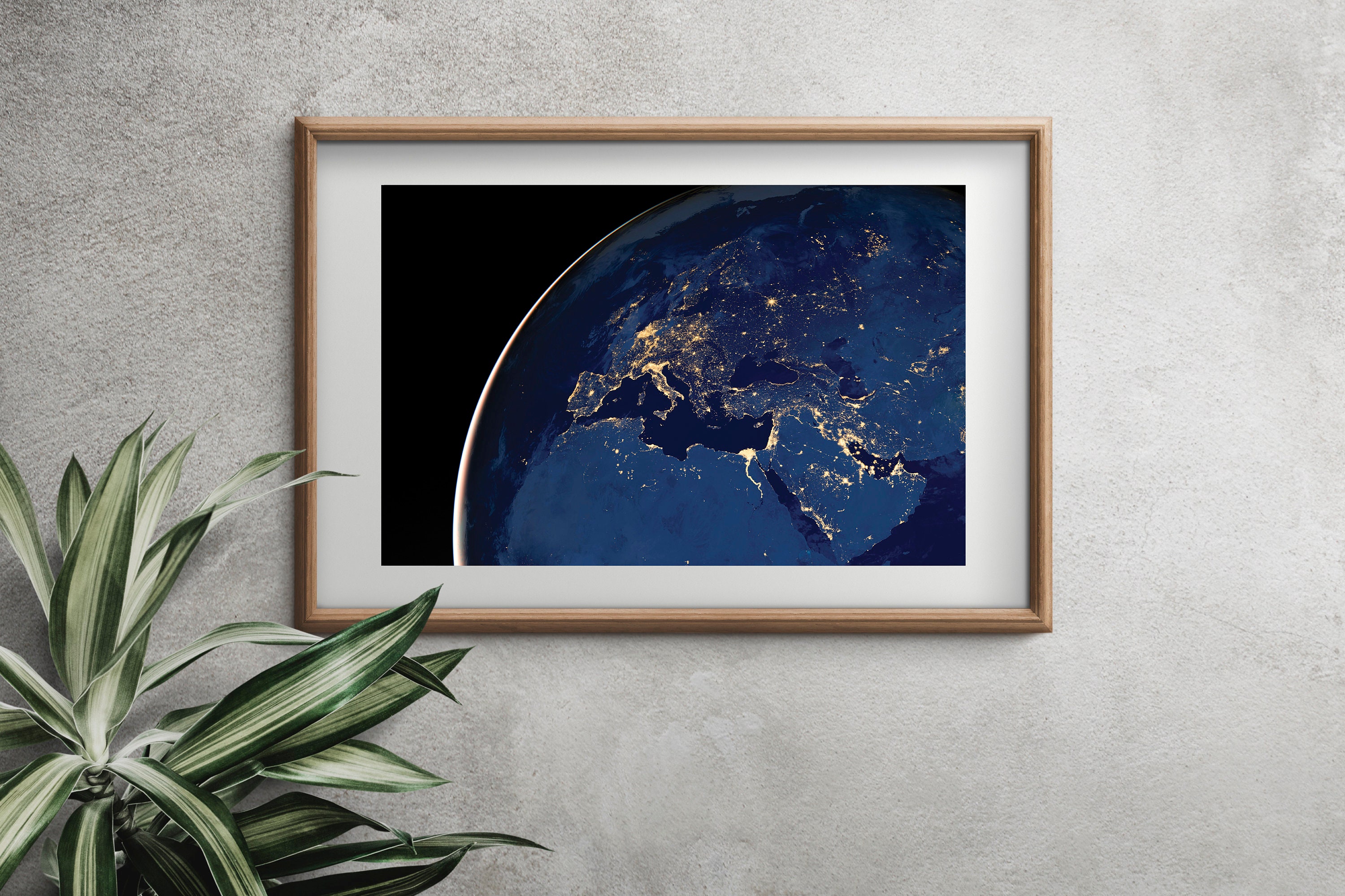 Earth Print, World Map Wall Art, Printable World Map, Earth Wall Art ...