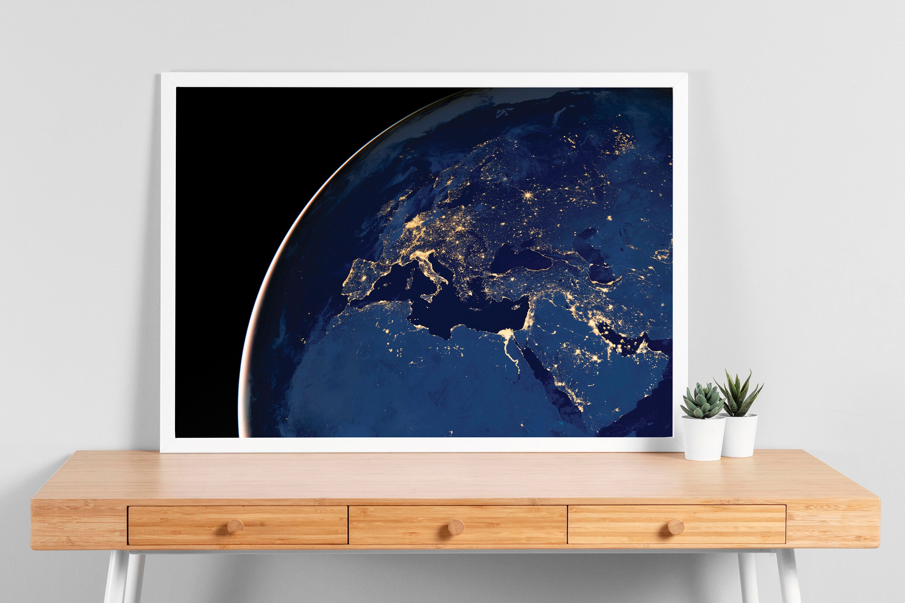 Earth Print, World Map Wall Art, Printable World Map, Earth Wall Art ...