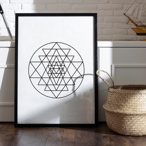 Sri Yantra Svg Png Eps Ai Dxf Pdf Jpg Files | Sri Yantra Vector ...