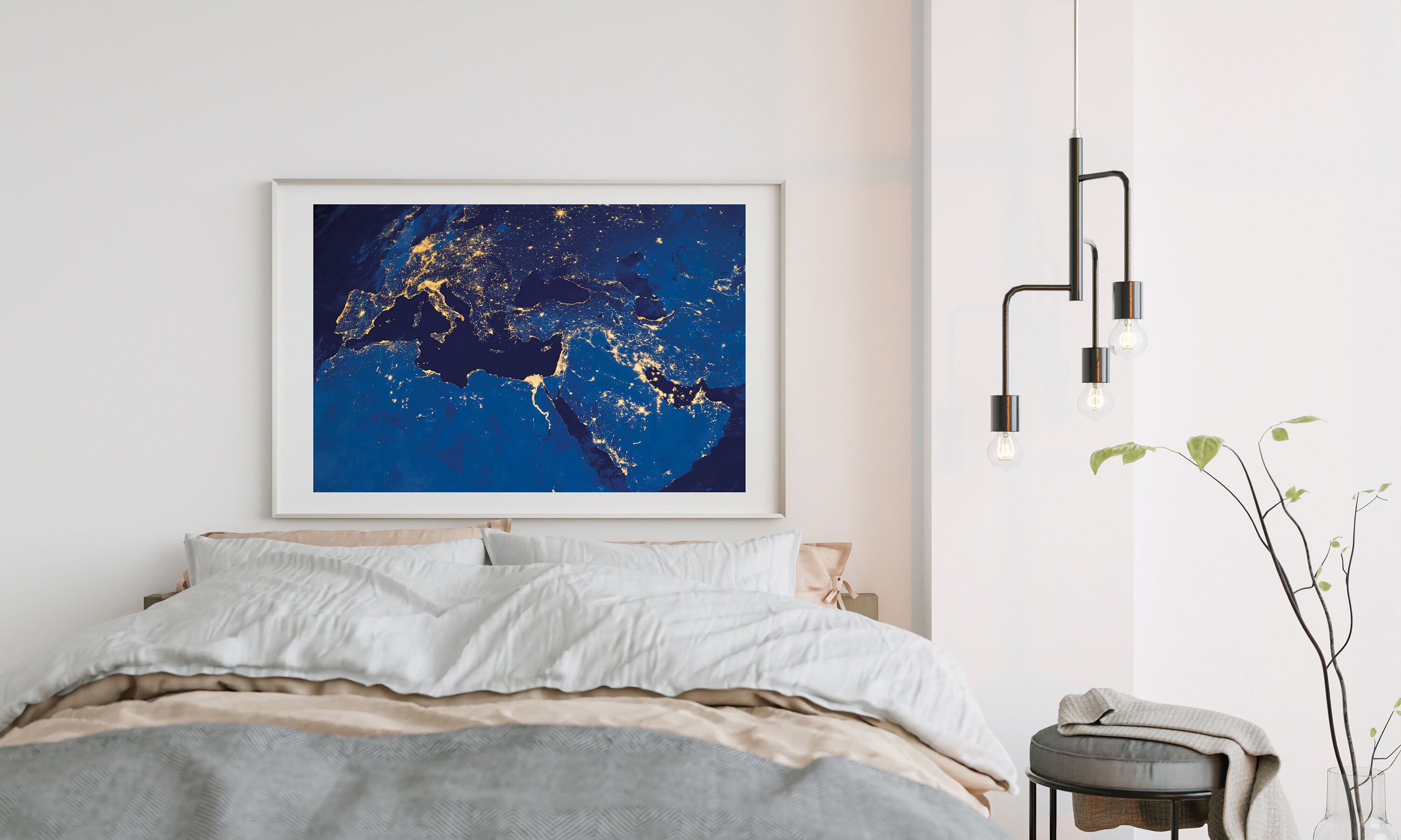 World Map Print Large World Map Earth Print NASA Print - Etsy