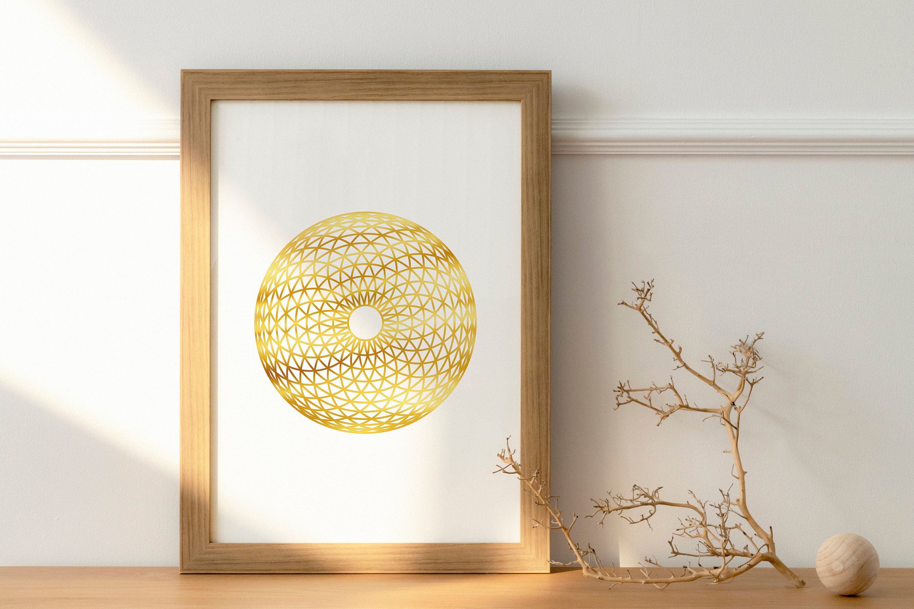 Torus Print | Torus Wall Art | Sacred Geometry Wall Art | Sacred ...