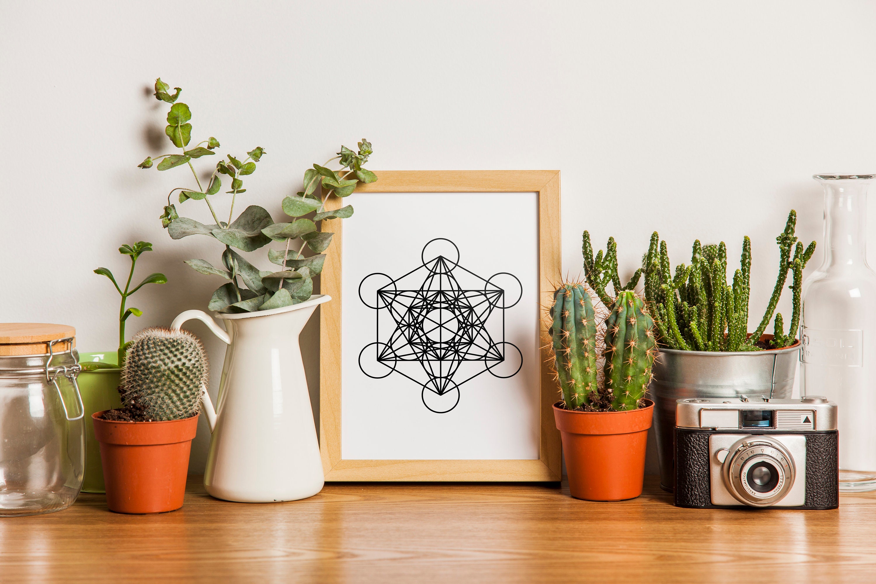 Metatron Cube Wall Art | Sacred Geometry Print | Metatron Print ...