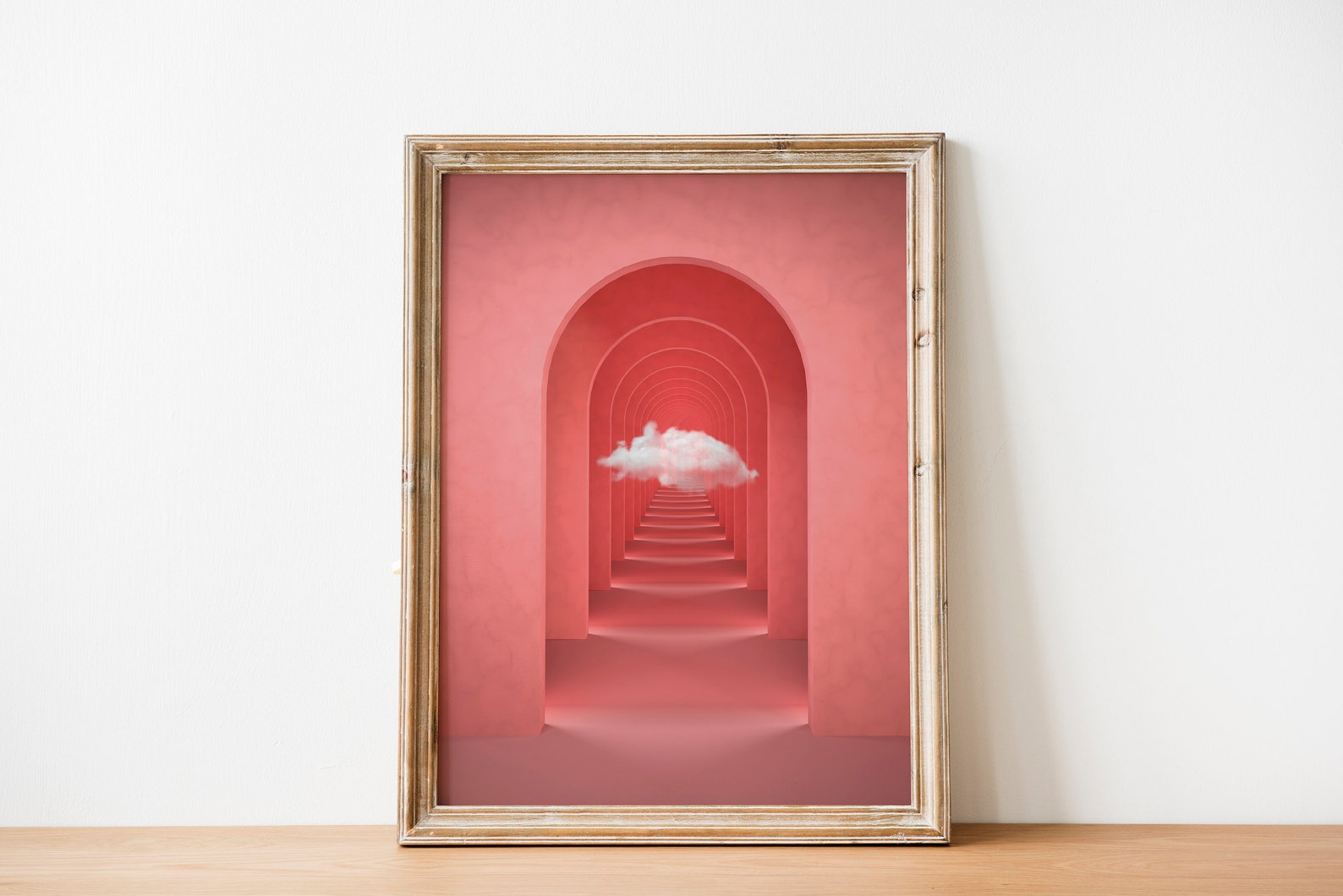 Surreal Art Print | Abstract Wall Art | Surreal Wall Art | Pink Wall ...