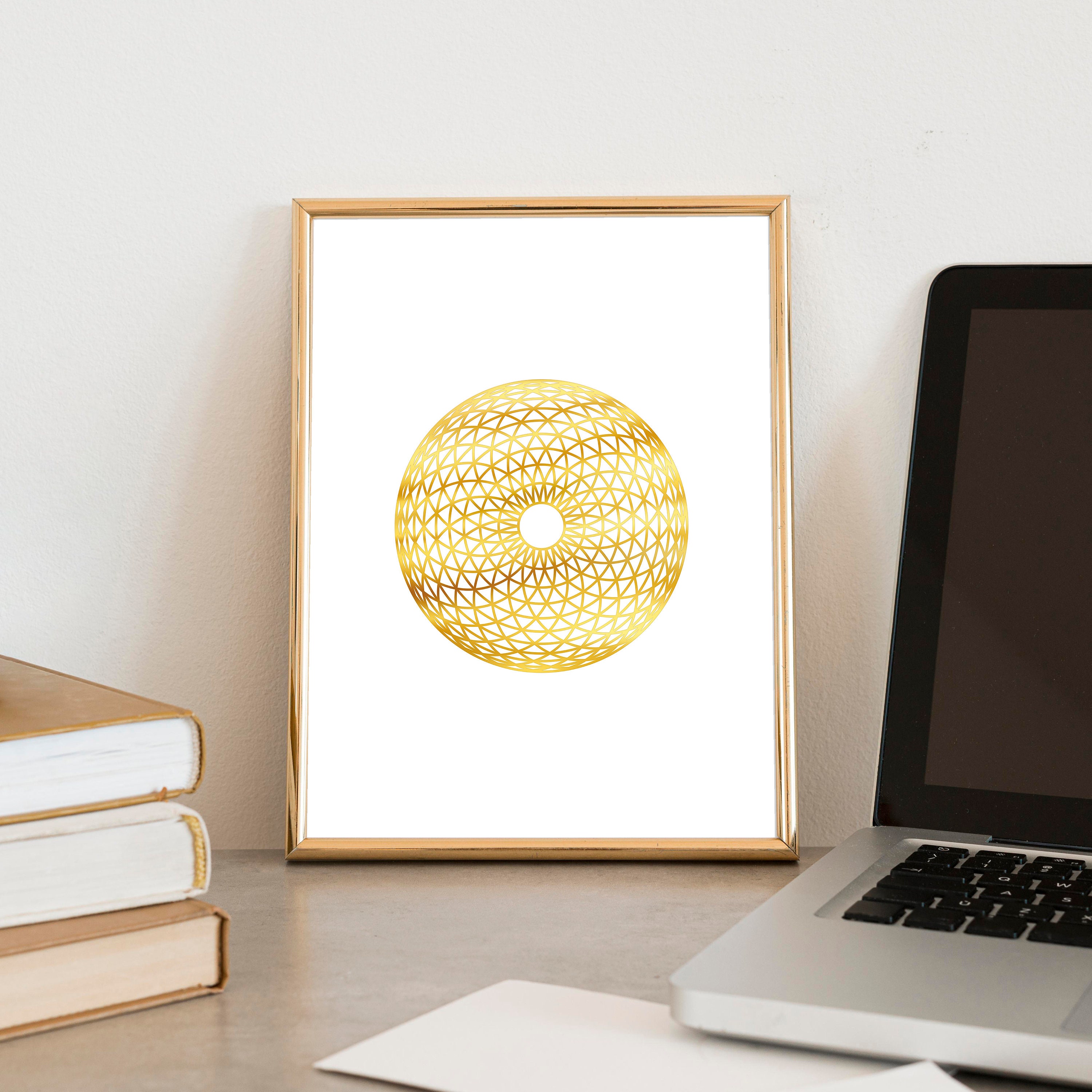 Torus Print | Torus Wall Art | Sacred Geometry Wall Art | Sacred ...