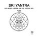 Sri Yantra Svg, Sacred Geometry Svg, Sri Yantra Cut Files, Sri Yantra ...