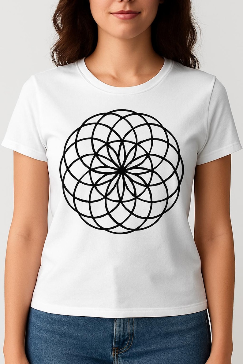 Torus Symbol Svg, Sacred Geometry Svg, Torus Yantra Vector, Torus Cut ...