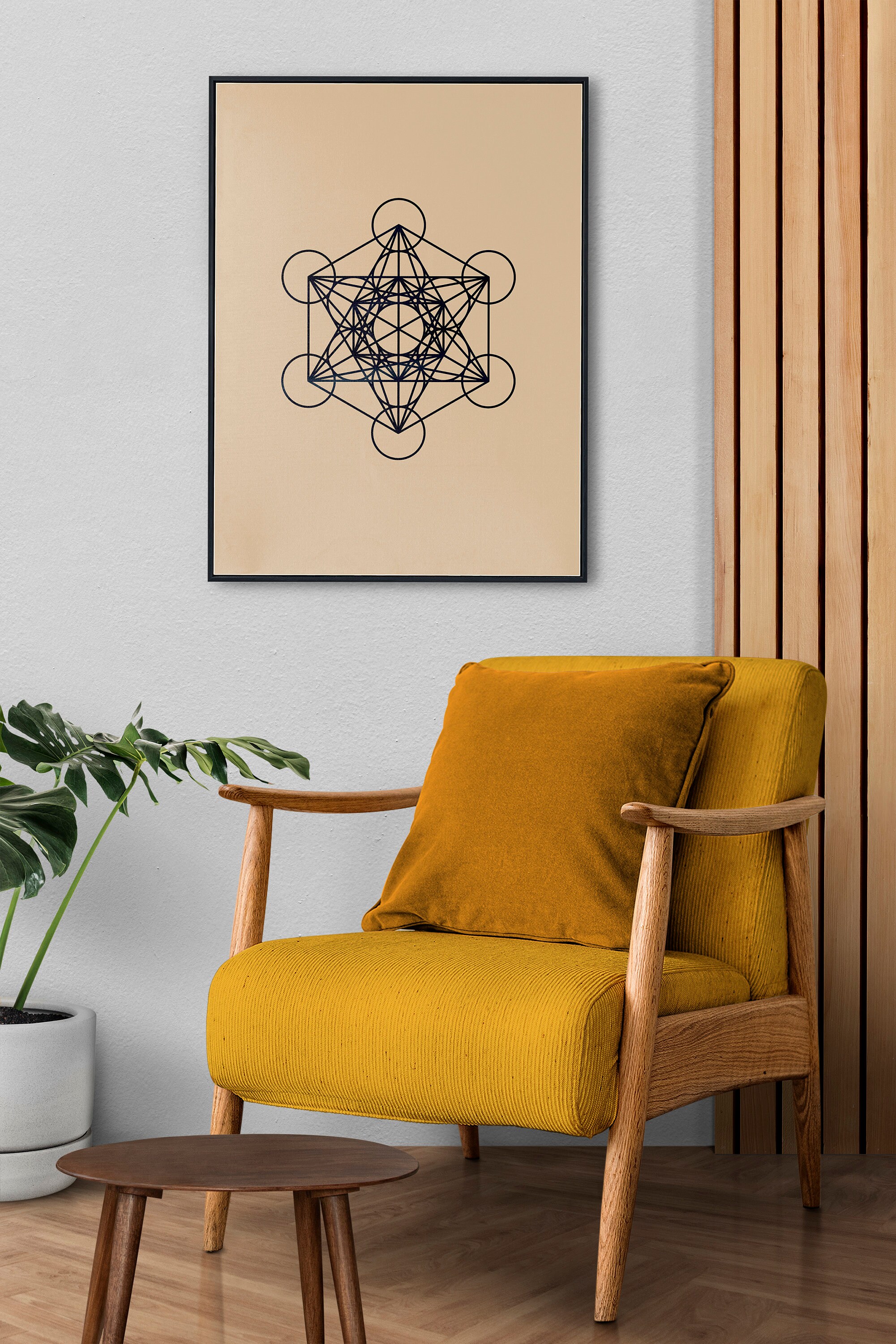 Metatron Cube Wall Art | Sacred Geometry Print | Metatron Print ...