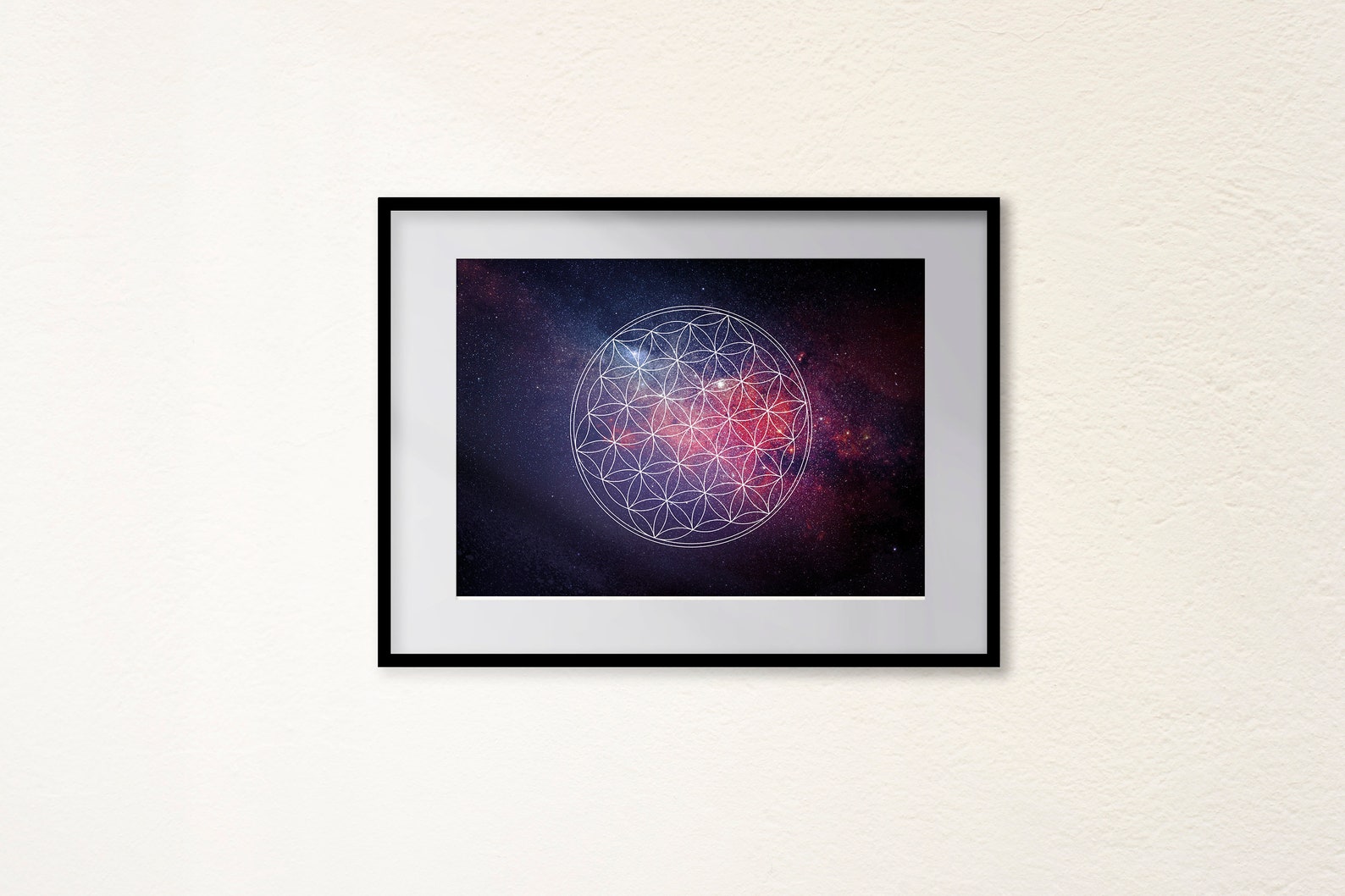 Flower of Life Wall Art, Sacred Geometry Wall Art, Flower of Life Print ...