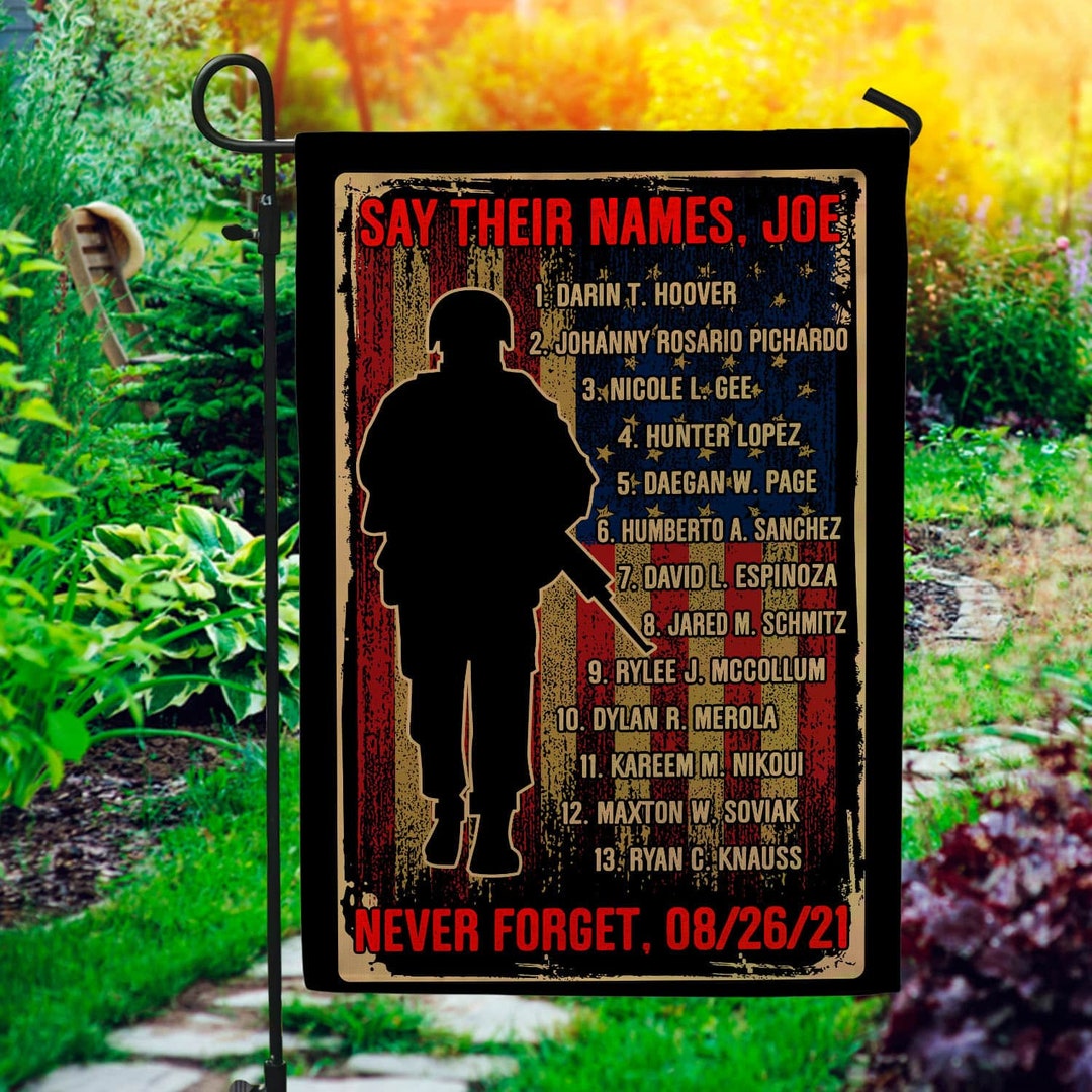 Names of 13 Fallen Soldiers Heroes Afghanistan Never Forget 08/26/21 ...