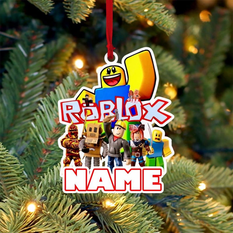 Roblox Christmas Ornament - Etsy