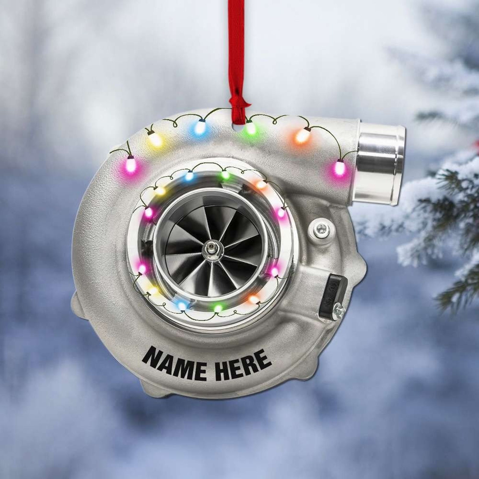 Personalized Mechanical Turbo Ornament, Mechanical Turbo Ornament ...