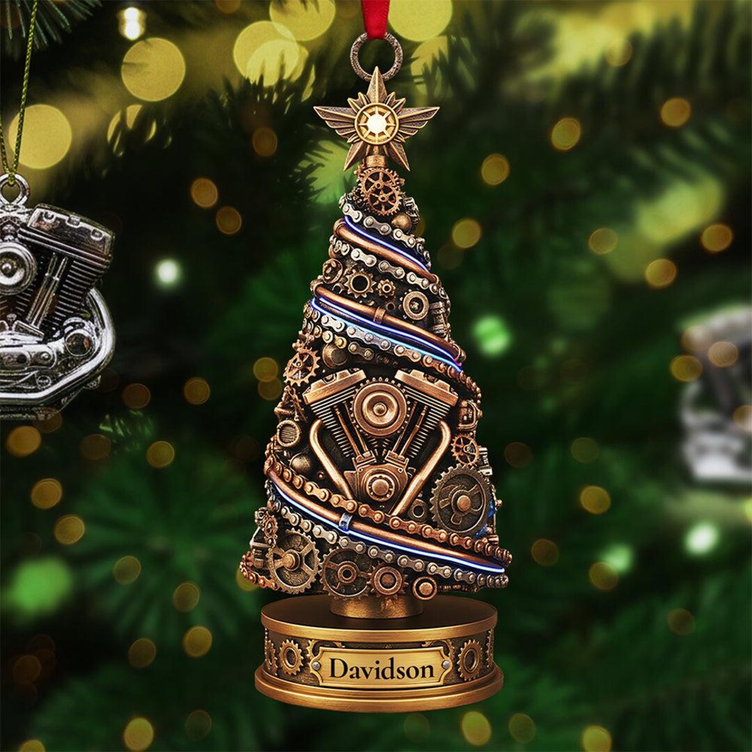 Personalized Mechanic Christmas Ornament, Mechanic Christmas Ornament ...