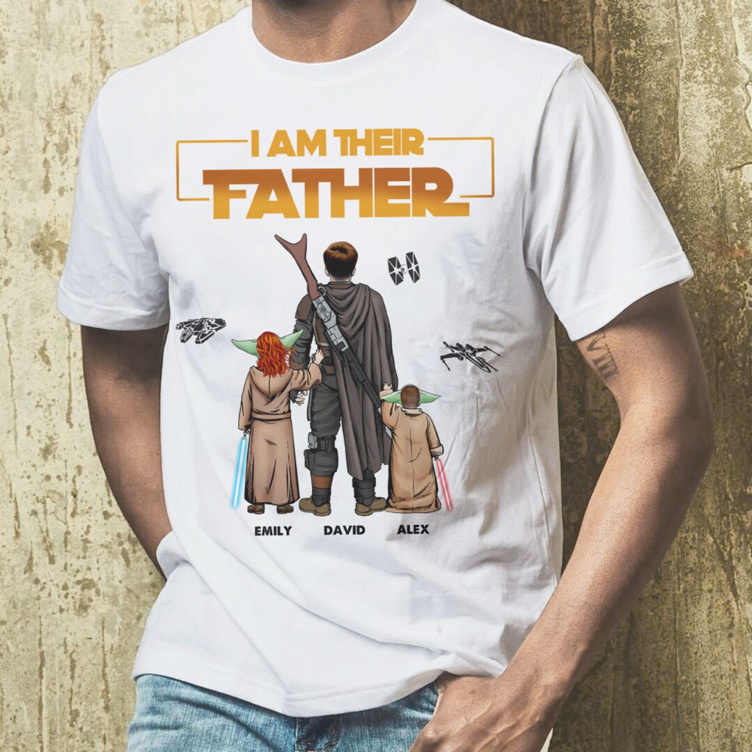 Personalized the Dadalorian Shirt, I Am Their Father Shirt , Dad and ...