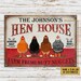 Personalized Chicken Hen House Fresh Customized Classic Metal Signs ...
