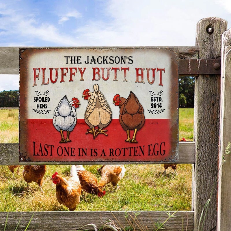 Funny Chicken Sign - Etsy