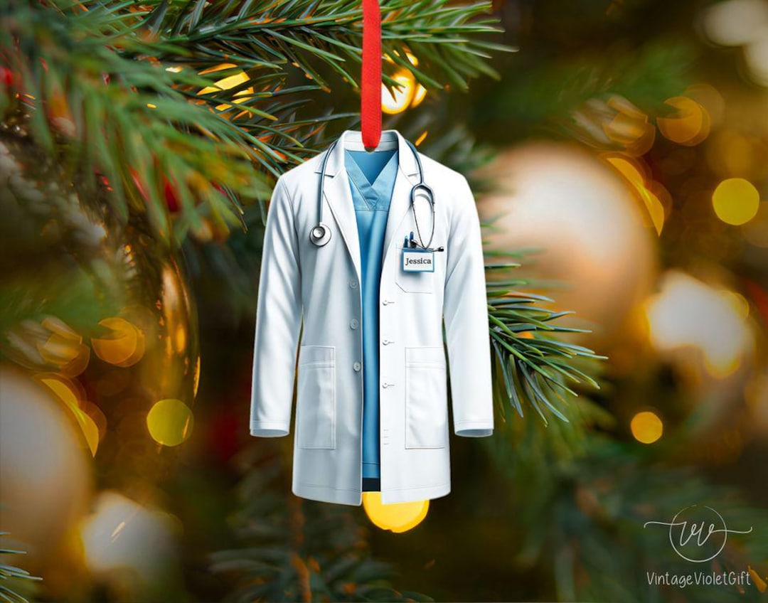 Personalized Doctor Christmas Ornament, Doctor Christmas, Doctor ...