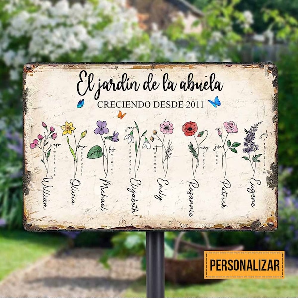 Metal Garden Signs - Etsy